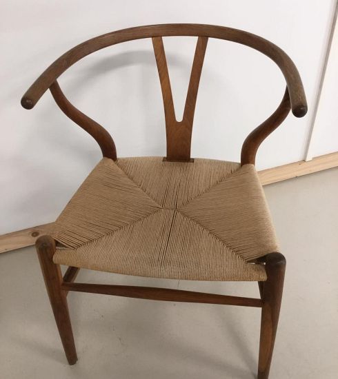 Renovering af Y-stol med respekt for det originale design | Flet og træ